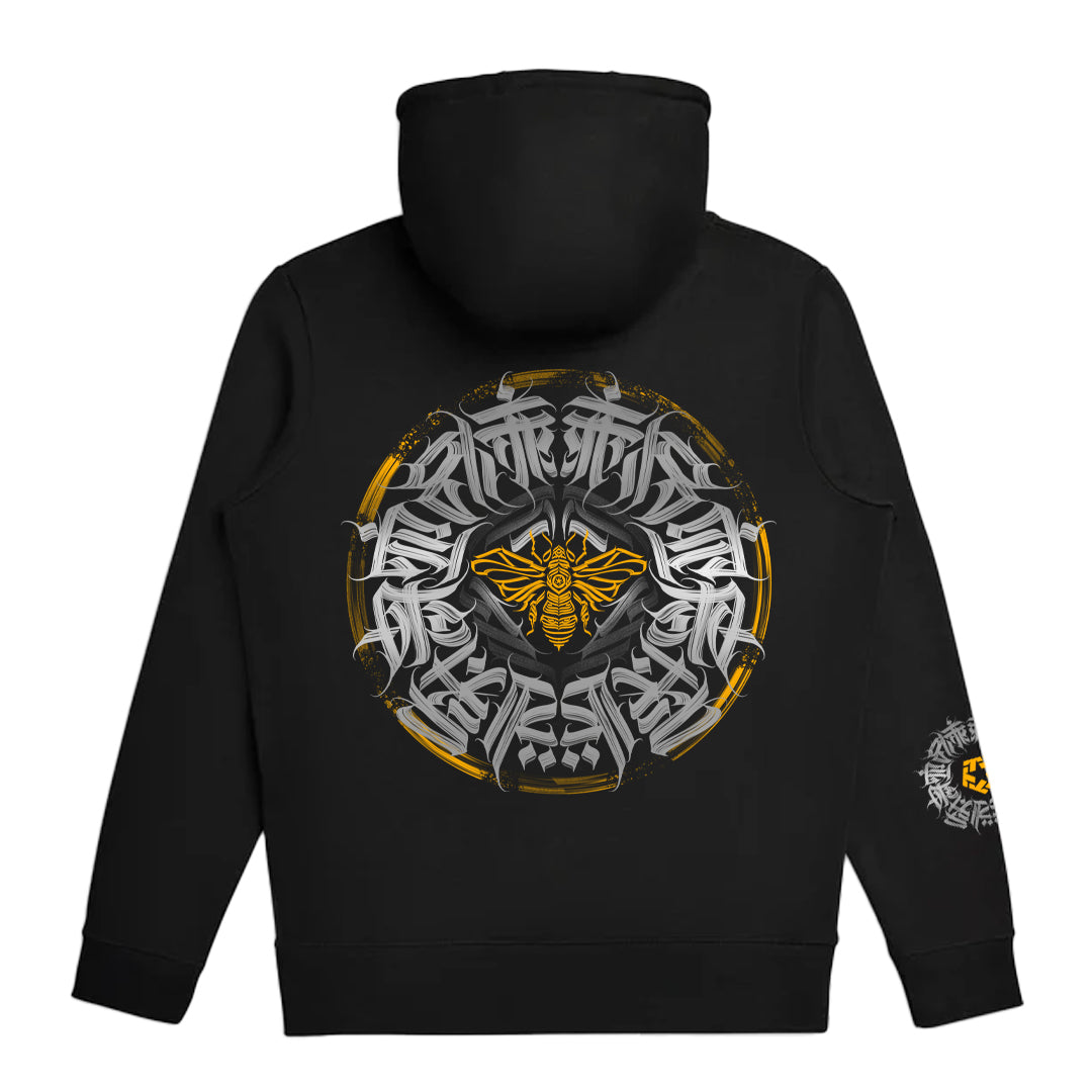 BEE - Black Hoodie – TRIBAL STREETWEAR