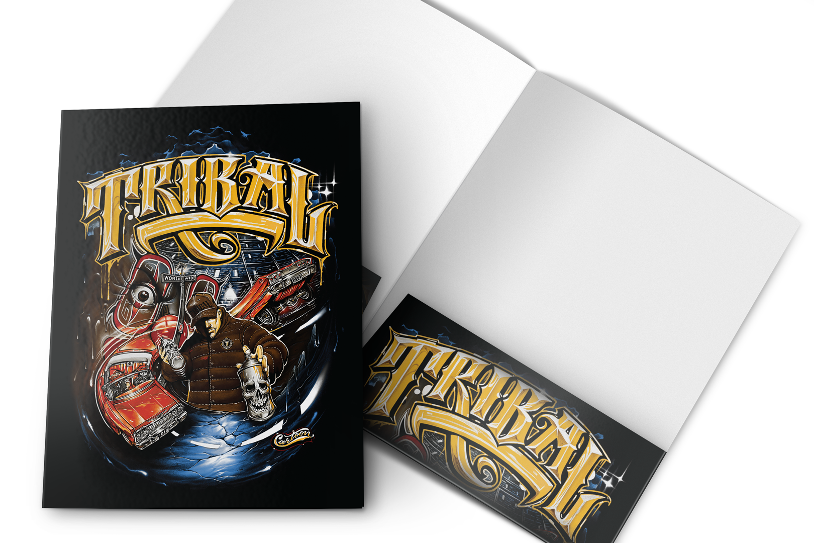Mister Cartoon x Tribal - 213 x 619 Street Folder – TRIBAL STREETWEAR